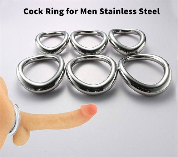 6 Sizes Stainless Steel Cock Ring Penis Ring For Men Sex Toy Etsy