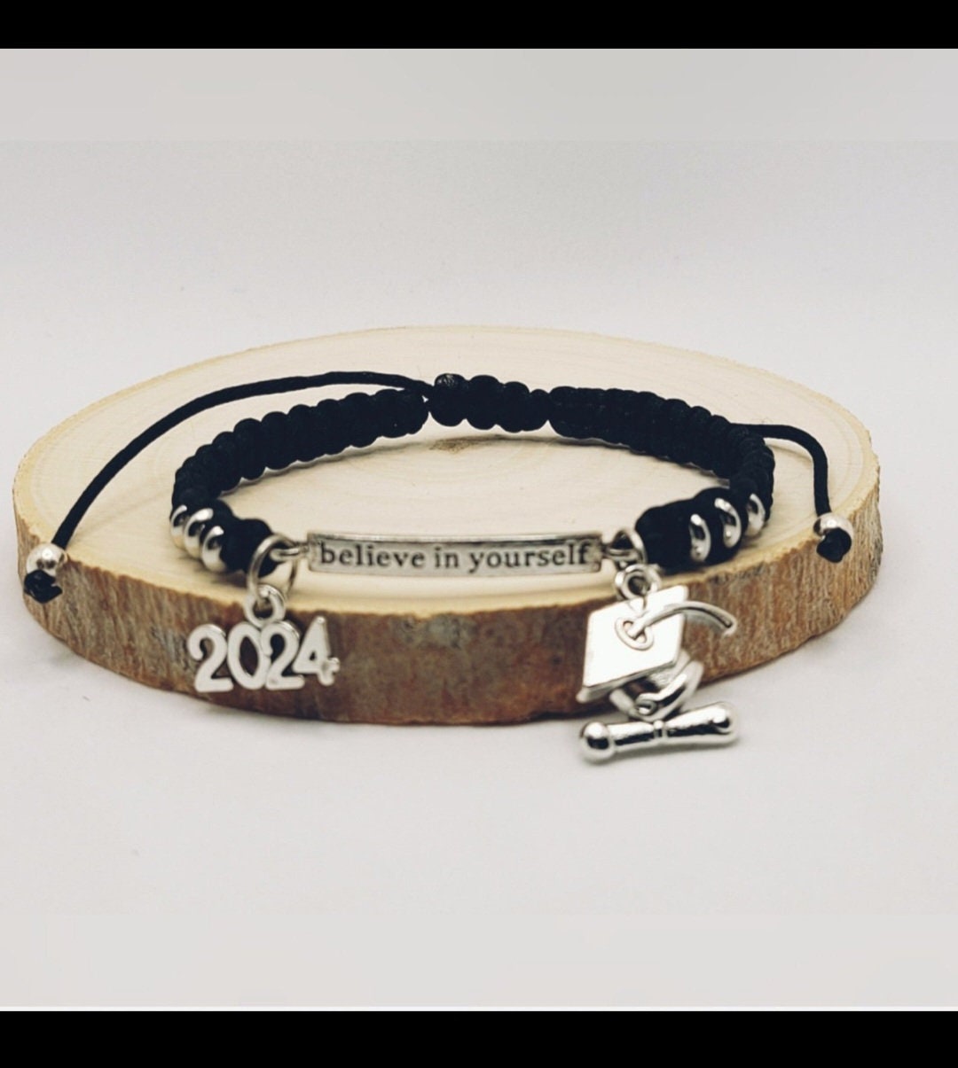 2025 Graduation, Adjustable Graduation Bracelet. Graduation Jewelry ...