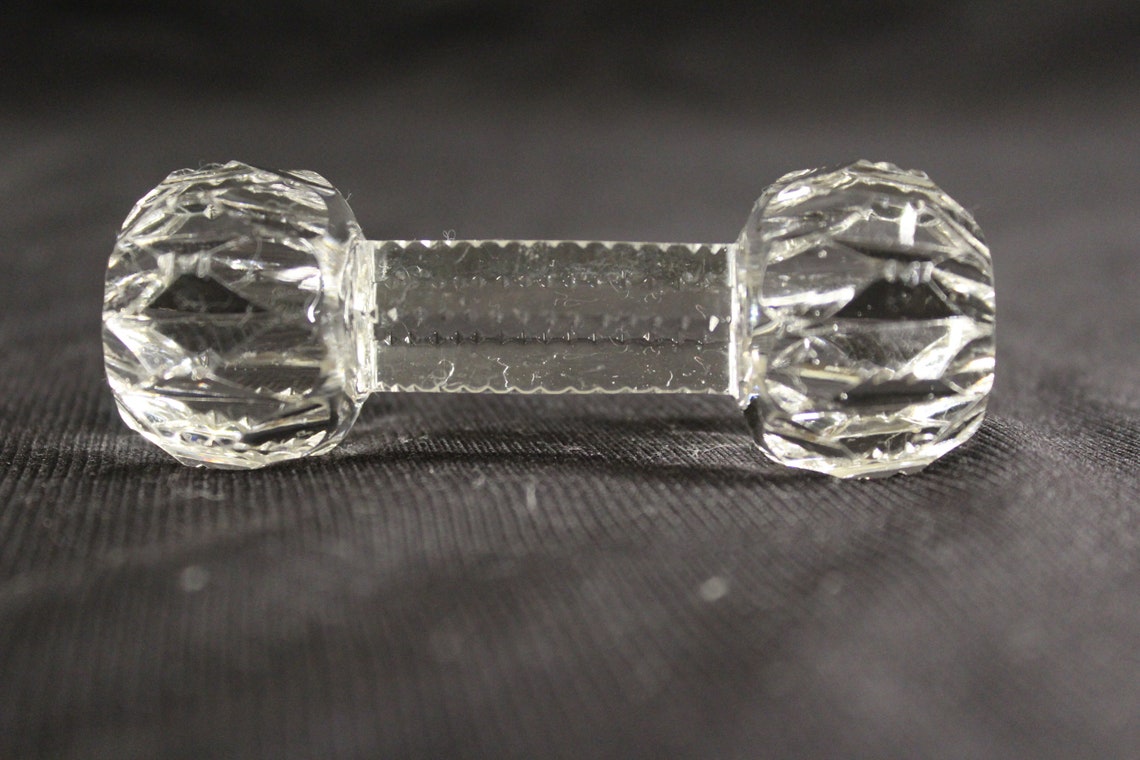 American Brillant Cut Glass Knife Rest - Etsy
