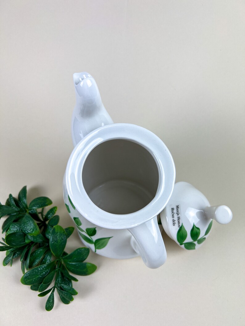Ceramic Dancing Teapot / Tropical Teapot - Etsy