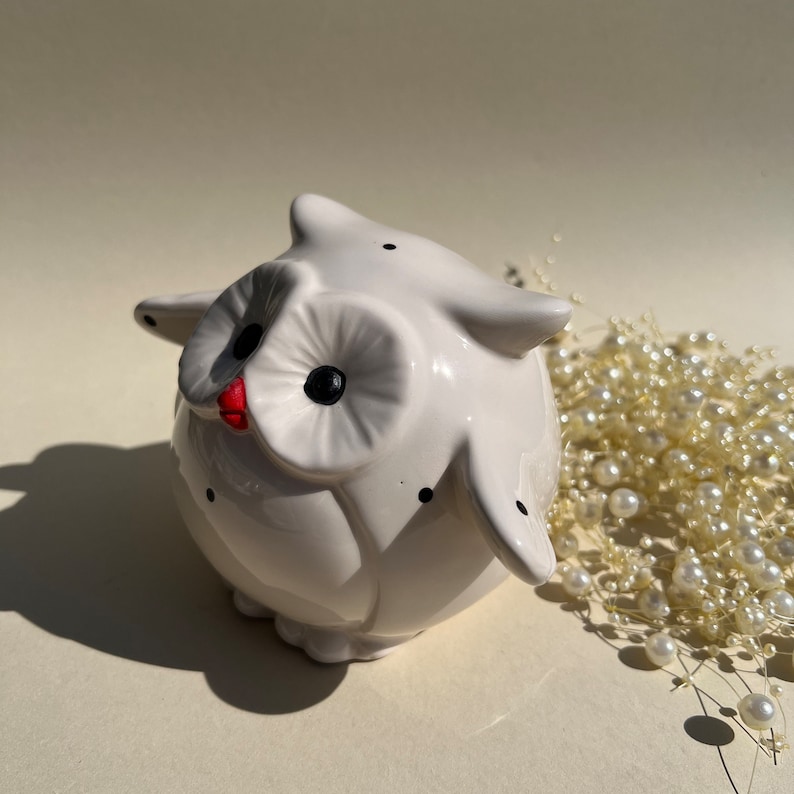 Handmade Ceramic Owl Piggy Bank, Kids Money Bank - Etsy