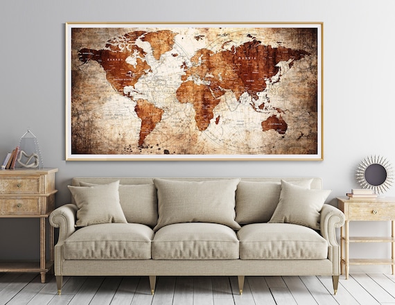 Beautiful World Map Poster