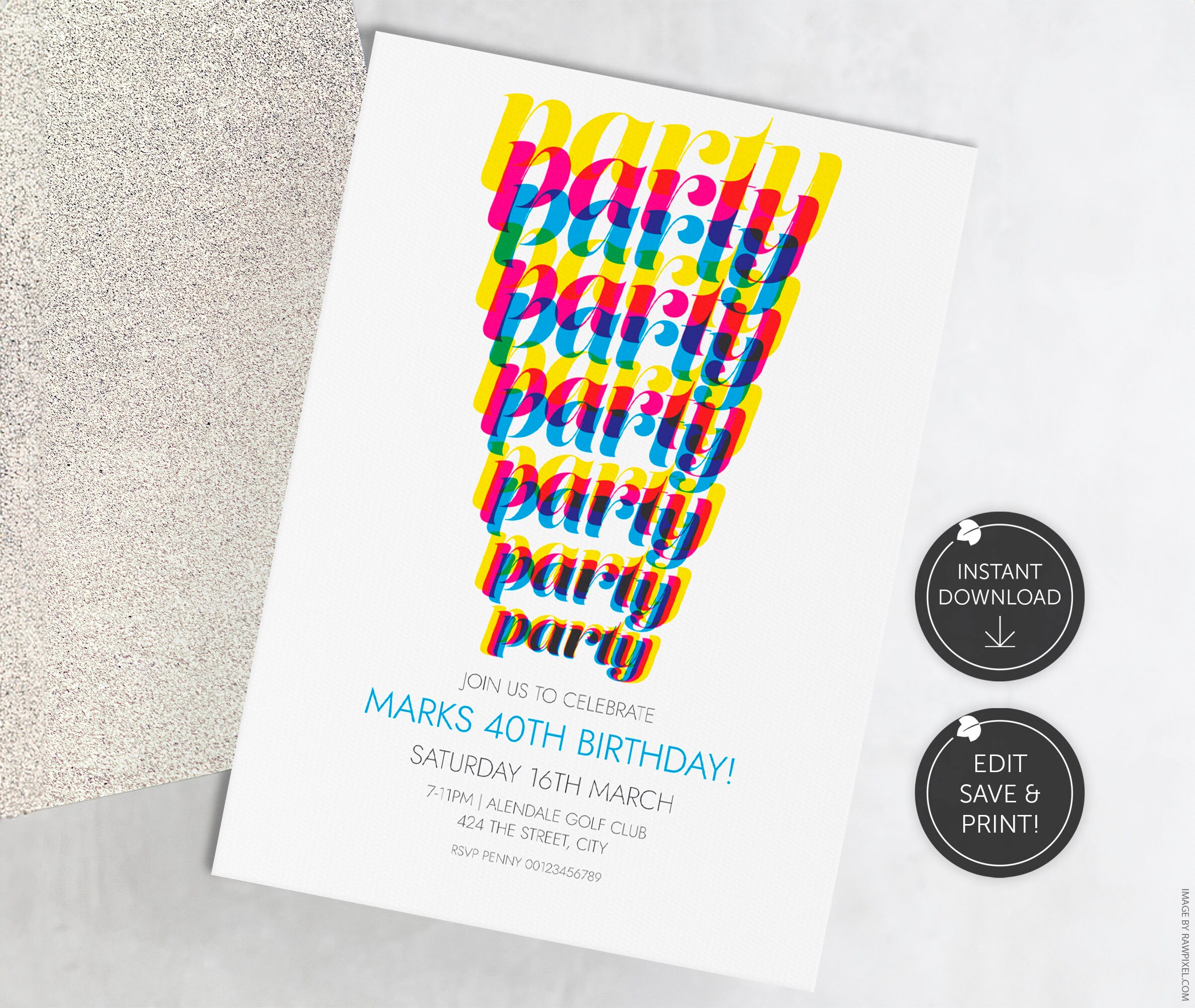 Printable Invitation Template | General Party | Retirement Graduation ...