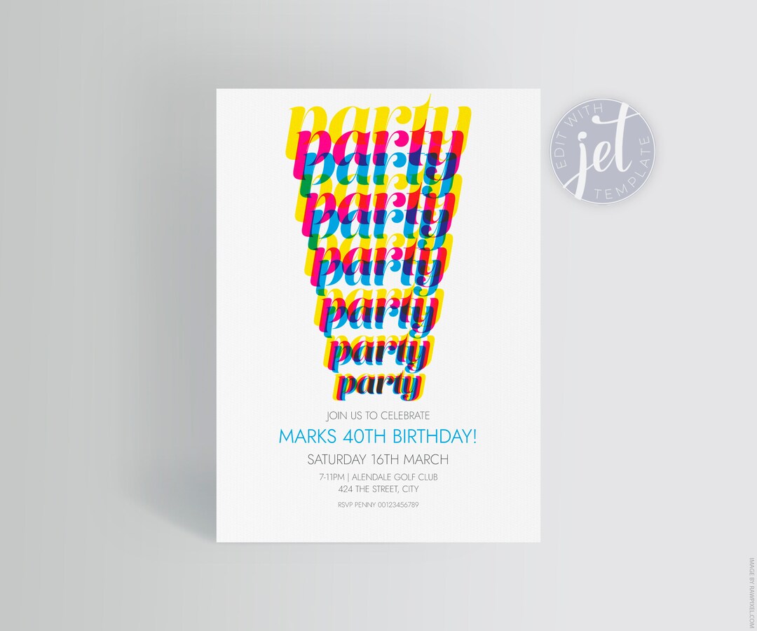 Printable Invitation Template | General Party | Retirement Graduation ...