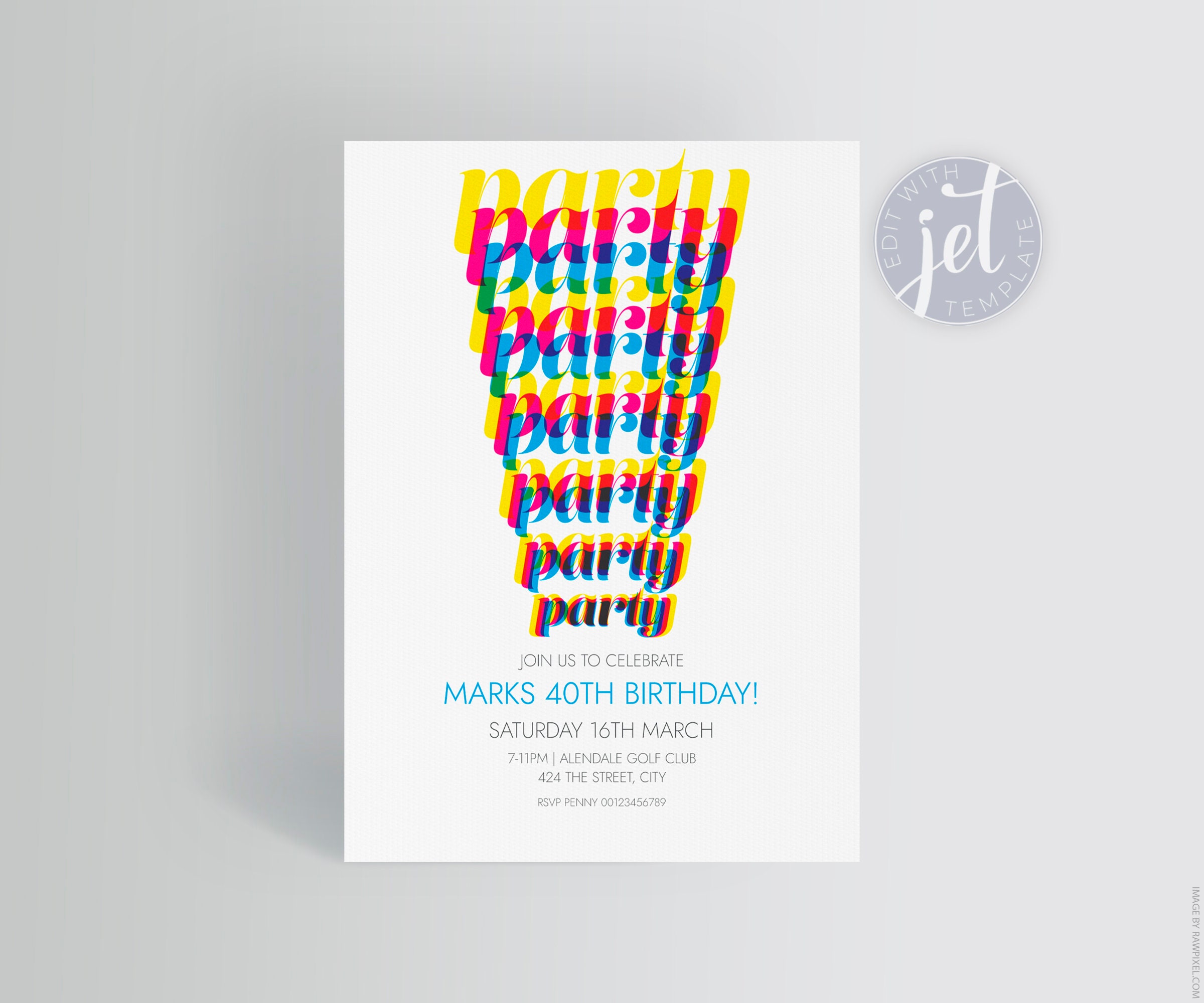 Printable Invitation Template | General Party | Retirement Graduation ...