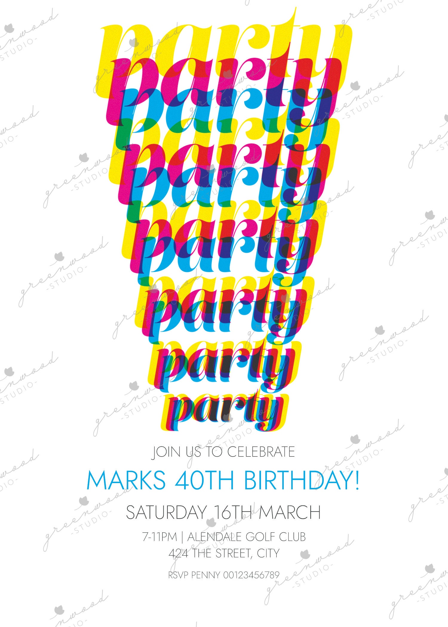 Printable Invitation Template | General Party | Retirement Graduation ...