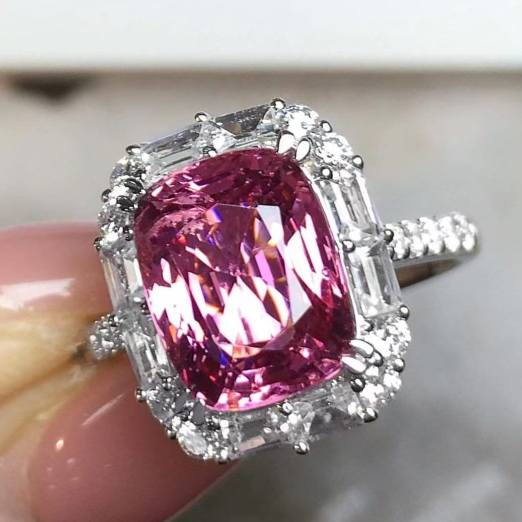 Pink Spinel Ring for Her Personalized Gift for Her Vintage - Etsy