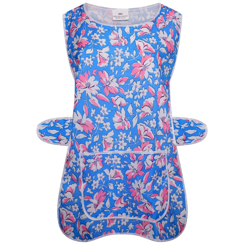 Ladies Womens Tabard Floral Home Work Tabards Overall Kitchen Cleaning ...