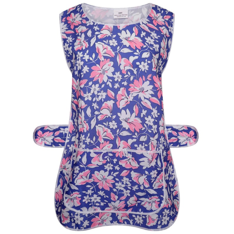 Ladies Womens Tabard Floral Home Work Tabards Overall Kitchen Cleaning ...