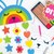 BIG Rainbow Flower Craft Printable, Back to School Activity, Colorful ...