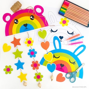 BIG Craft Printable Bundle Kids Summer Activities Montessori Worksheet ...
