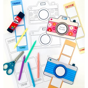 FUN Back to School Template My Summer Memories Worksheet Photography ...