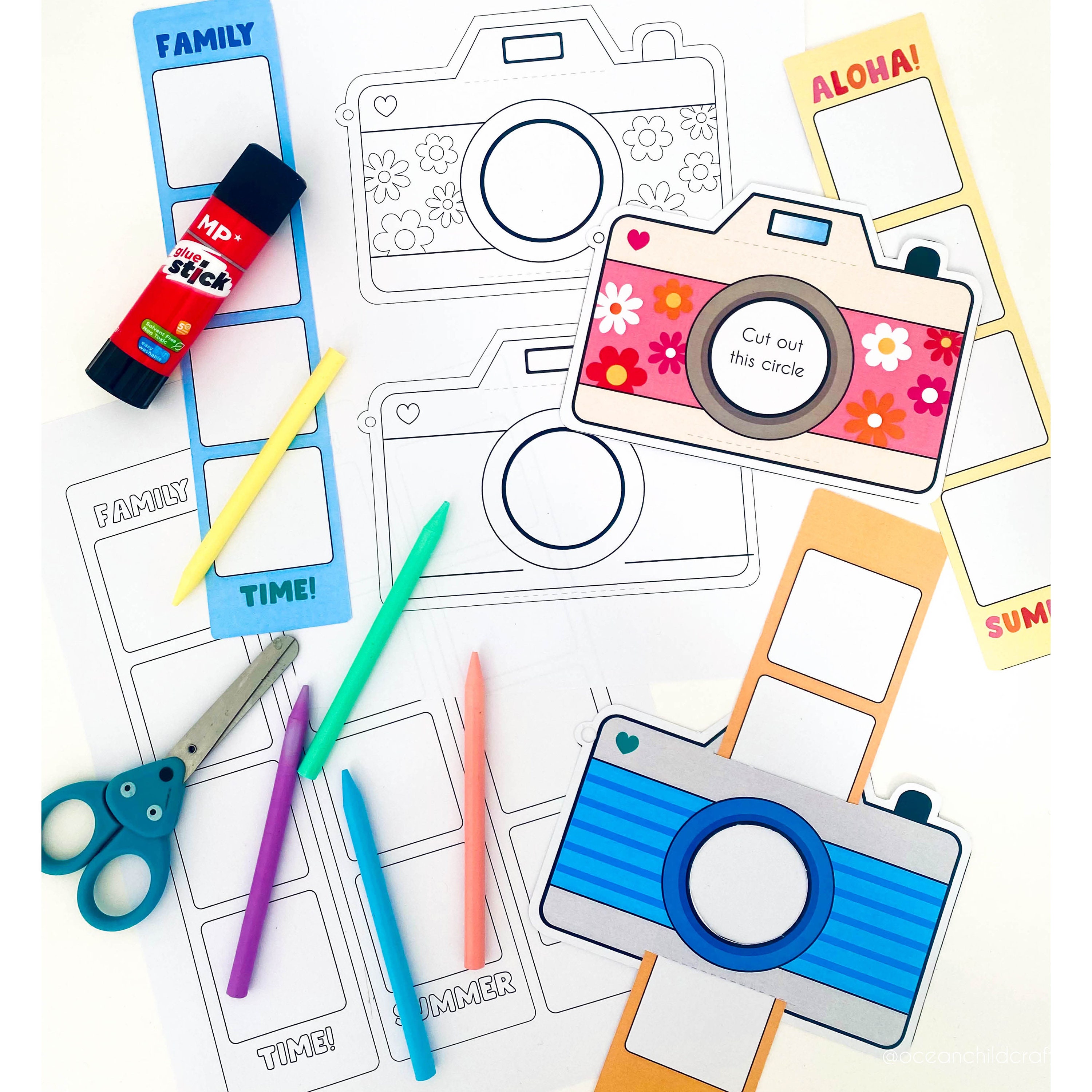 FUN Back to School Template My Summer Memories Worksheet Photography ...
