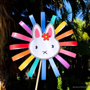 Animal Craft Printable Spring Art Activity Bunny Craft Kindergarten ...