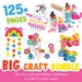 Spring Printable Butterfly Craft Preschool Activity Kids Coloring Page ...