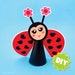 Ladybug Craft Template for Kids, Summer Craft Activity Insect Ladybug ...