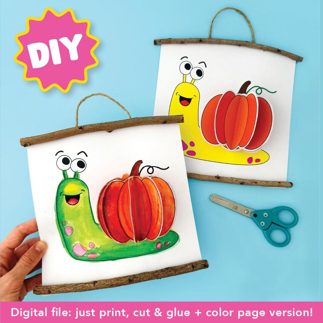 Low Prep Pumpkin Craft Printable | Fall & Halloween Activity for ...