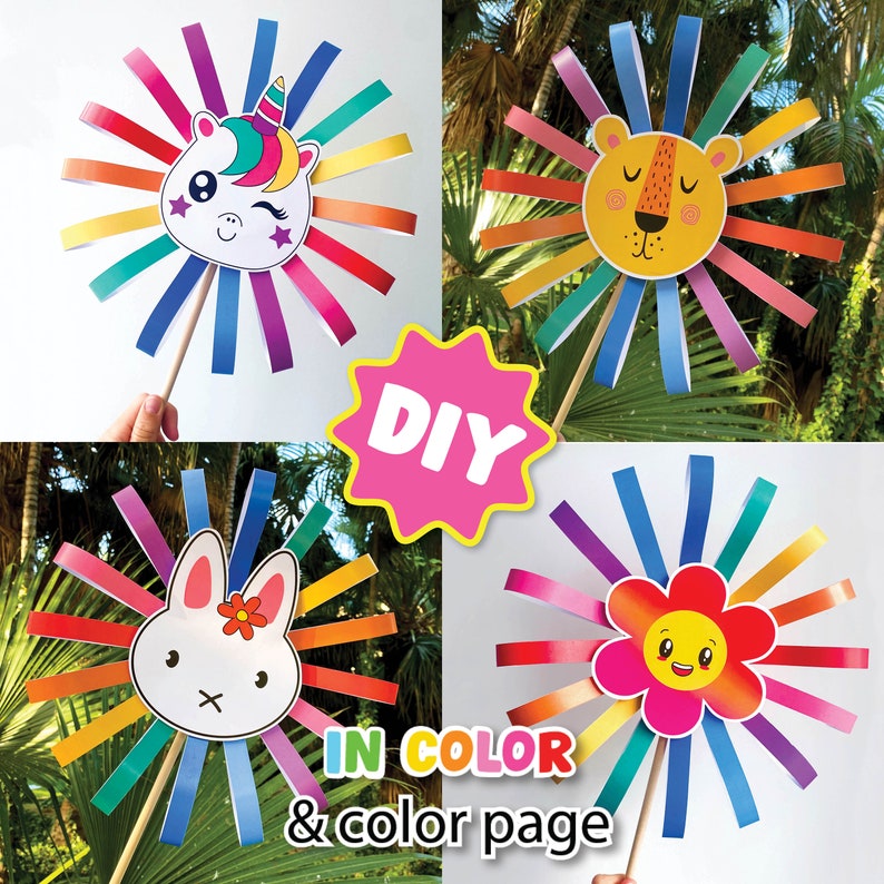 Summer Craft Bundle Kids Low Prep Art Activities Summer Printables Fine ...
