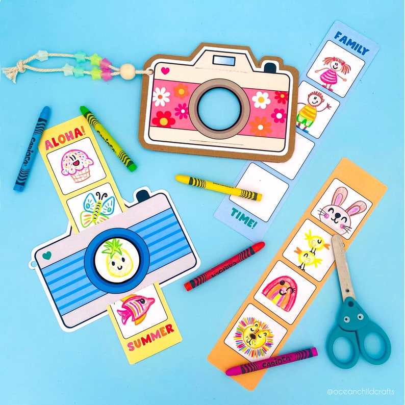 Printable Camera Craft for Kids Photography Worksheet Preschool Camera ...