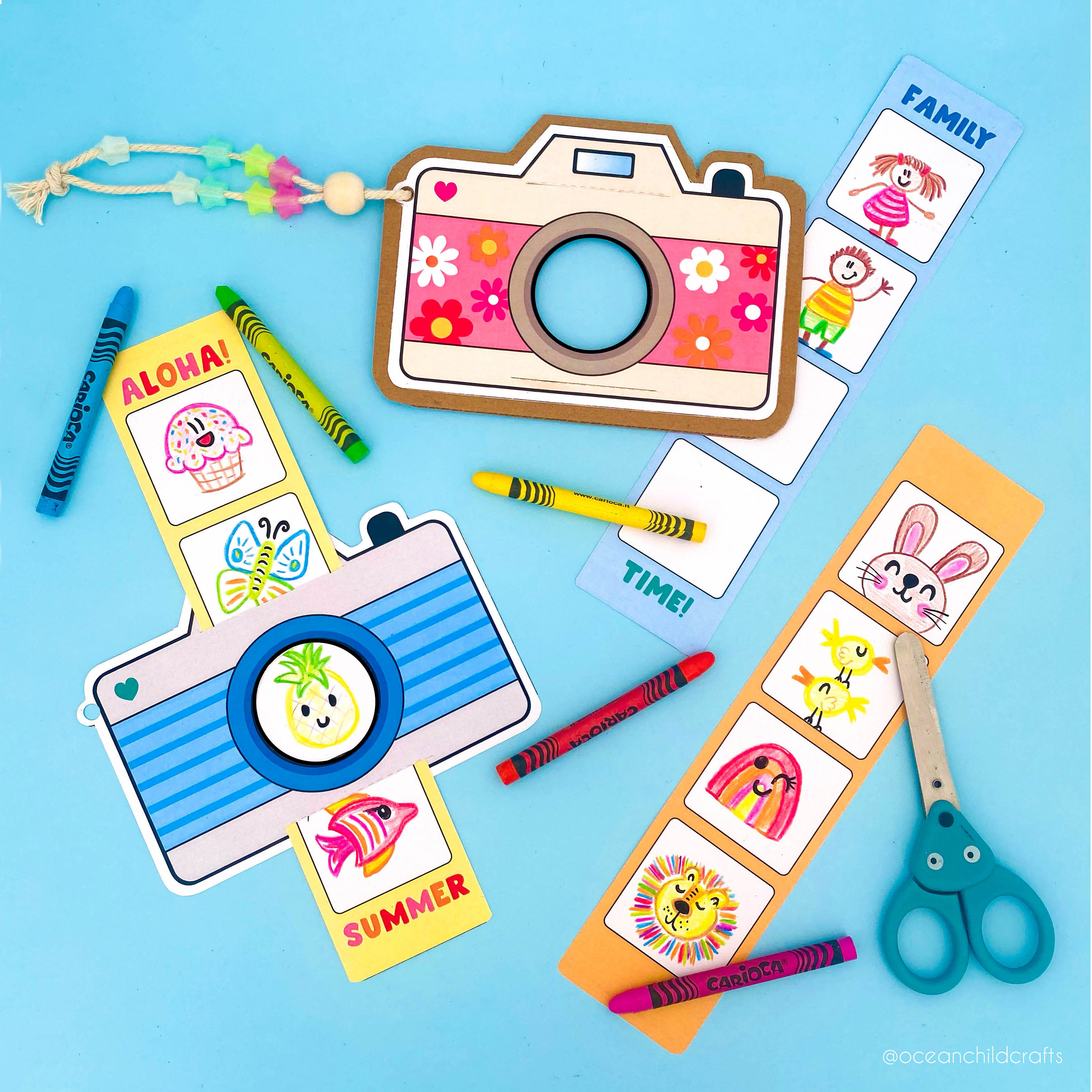 Printable Camera Craft for Kids Photography Worksheet Preschool Camera ...