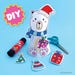 DIY Polar Bear Craft Printable Kids, Christmas Bear Puppet Preschool ...
