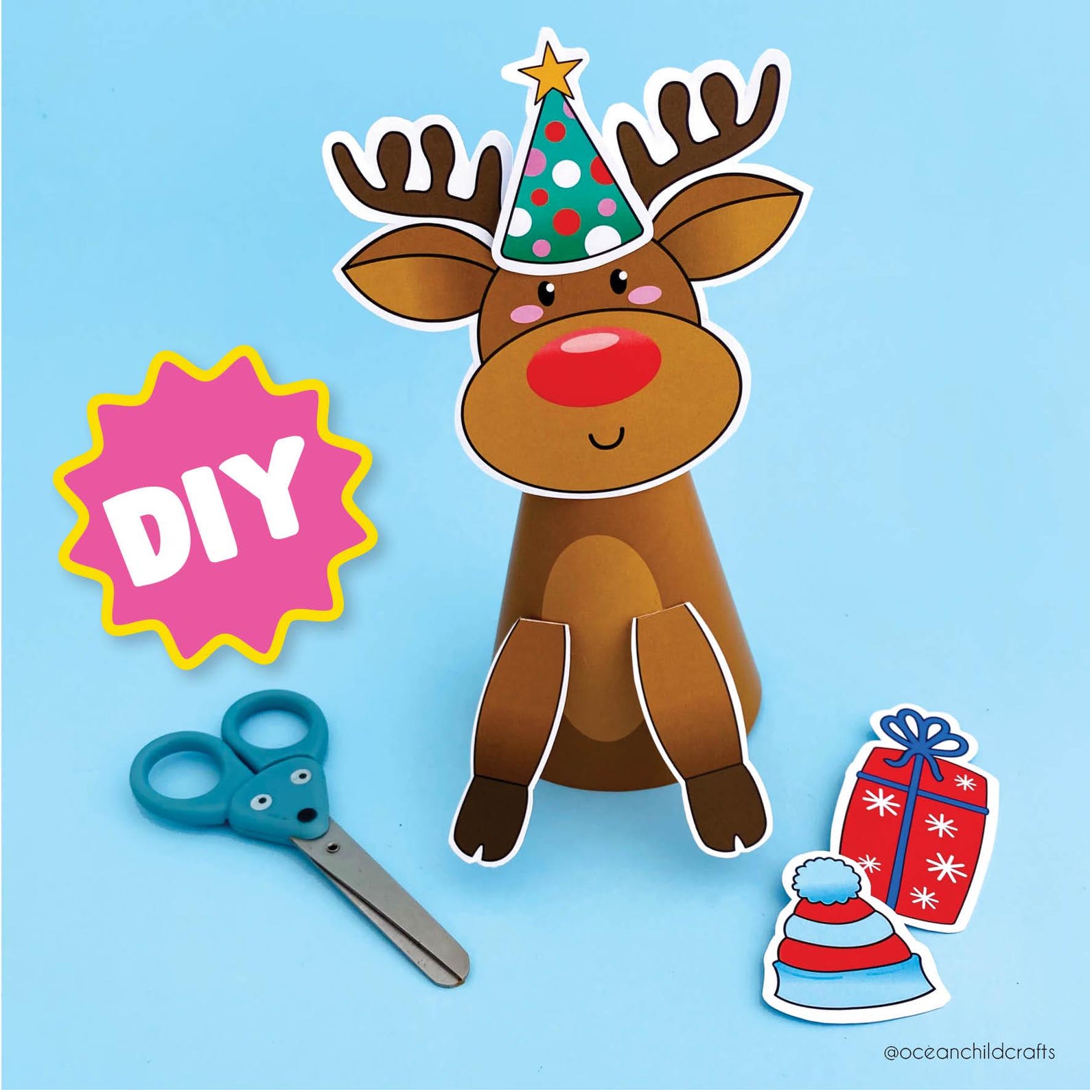 4 Arctic Animal Puppets Winter Craft Printable Low Prep Art Activity ...