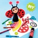 Printable Ladybug Kids Art Activity Bug Craft Kit Preschool DIY ...