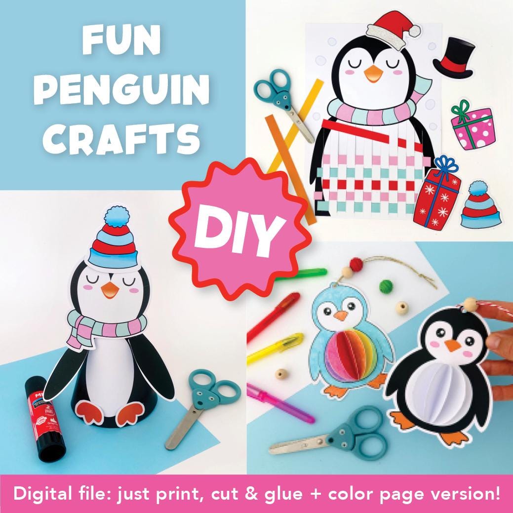 Christmas Craft Bundle Low-prep | Printable Winter Activities Kids Fine ...