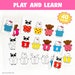 Animal Number Flashcards Printable Kids Counting Flash Cards Preschool ...