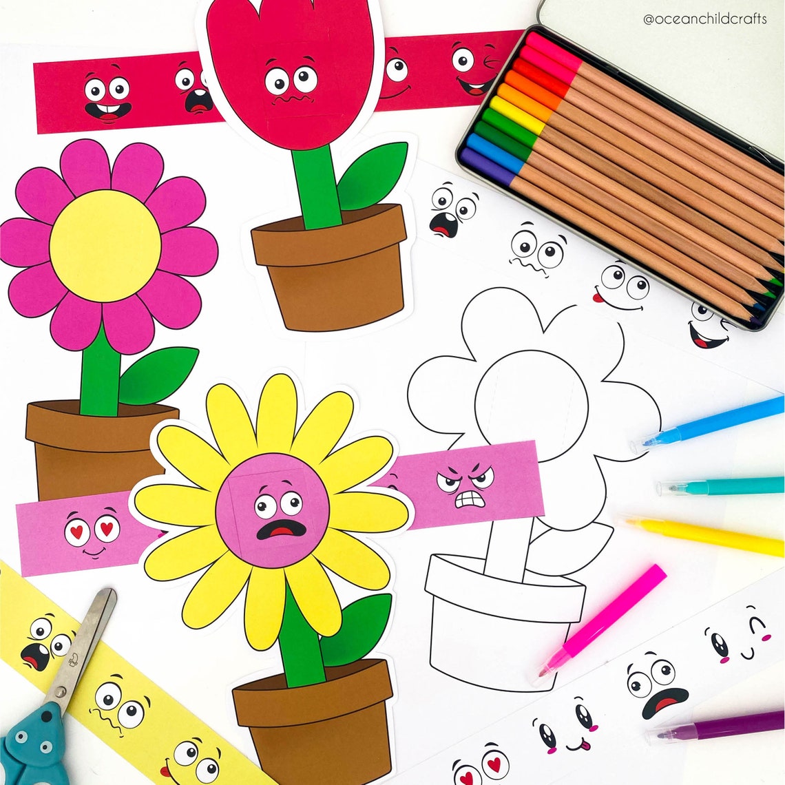 Emotions Activity Kids Feelings Activity Preschool Activity Emotions ...