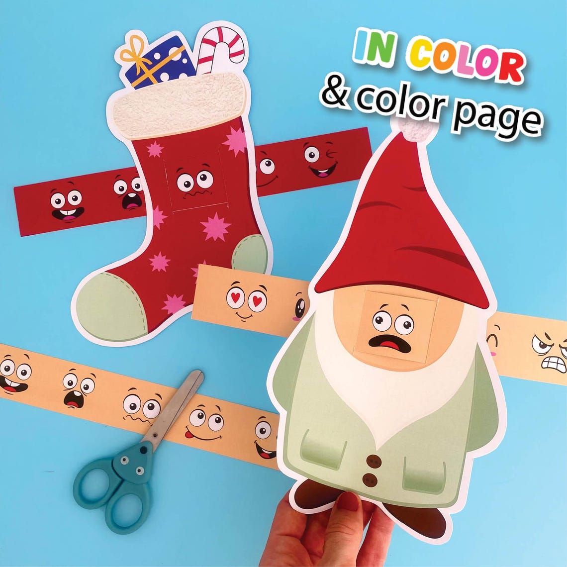 FUN Low Prep Christmas Activity Preschoolers, 4 Christmas Puppets With ...