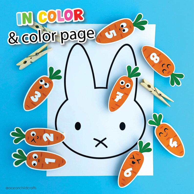 Number Counting Clip Cards for Kids Counting Tens Preschool Worksheet ...