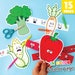 Emotions Learning Wheel Printable: Vegetable Feelings Activity (digital ...