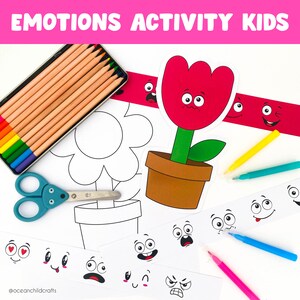 Emotions Activity Kids Feelings Activity Preschool Activity Emotions ...