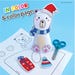 DIY Polar Bear Craft Printable Kids, Christmas Bear Puppet Preschool ...