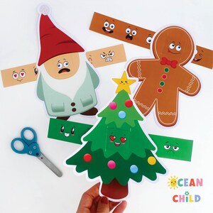 BIG Christmas Printable Bundle Kids Holiday Craft Templates Coloring ...