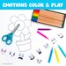 Emotions Activity Kids Feelings Activity Preschool Activity Emotions ...