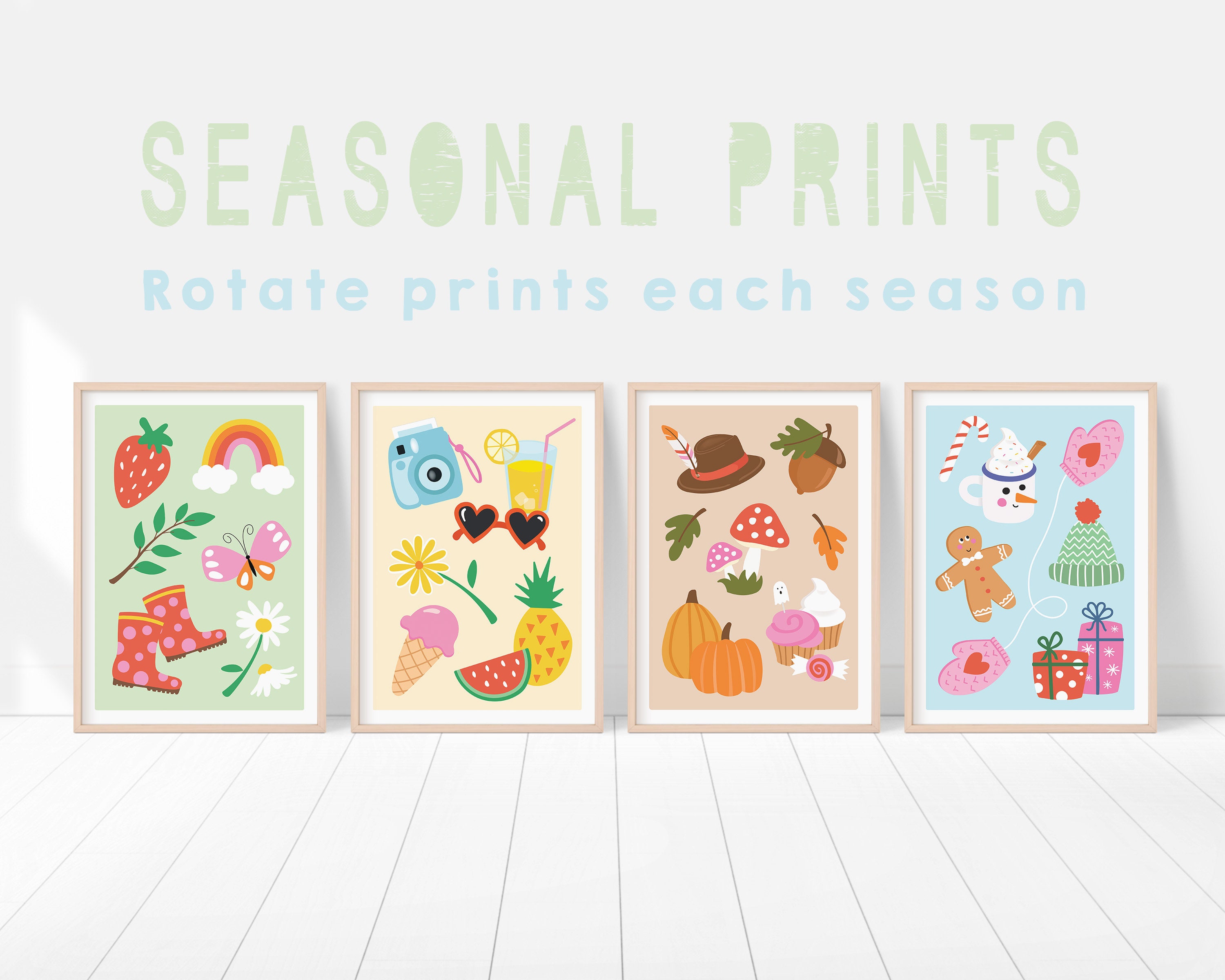 Poster Summer Season Printable for Kids Tropical Beach Decor for ...