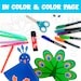 Peacock Printable Zoo Animal Craft Worksheet Peacock Learning Simple ...