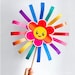 BIG Flower Craft Kids Summer Craft Template Spring Flower Daycare ...