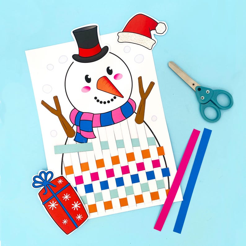 Printable Snowman Craft Bundle | Low Prep Winter Crafts for Kids | Fun ...