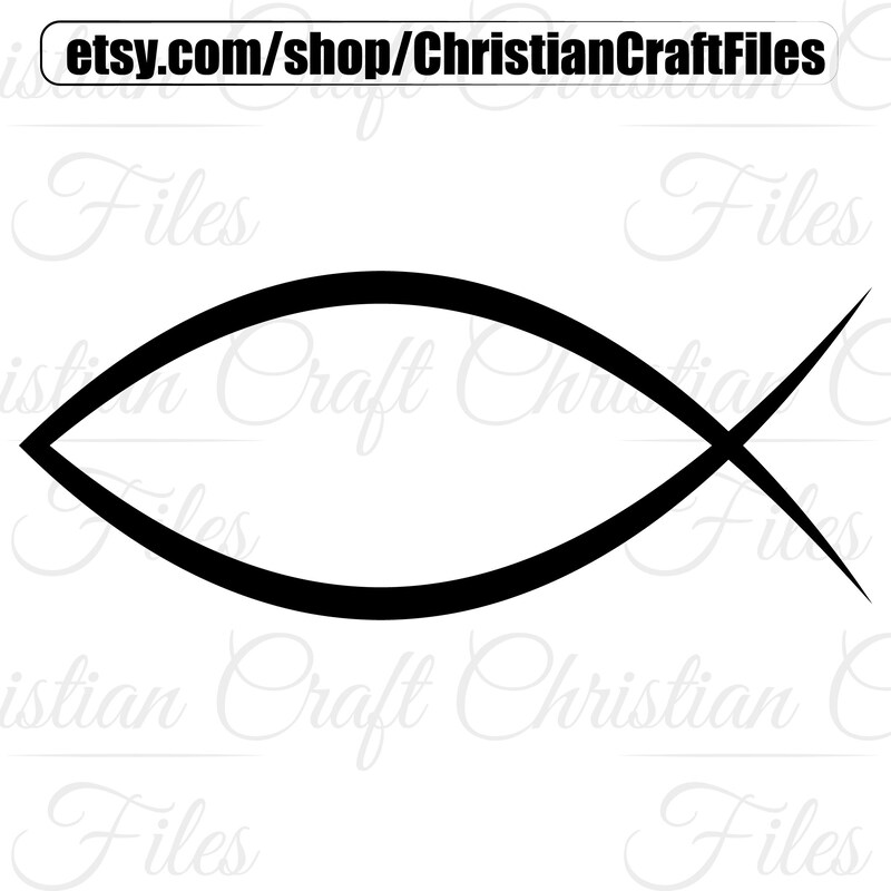 Jesus Fish Decal - Etsy