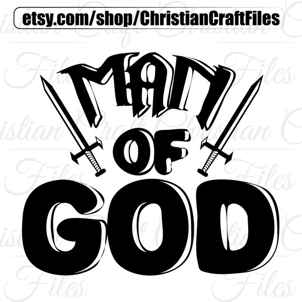 Man of God Png - Etsy