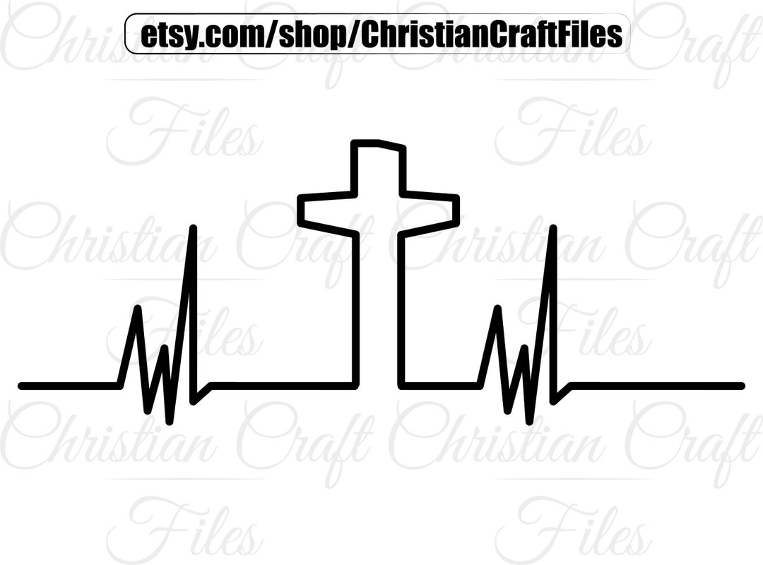Pulse Cross Svg, Faith Svg, Pray Shirt Svg, Christian Svg, Hope Svg ...