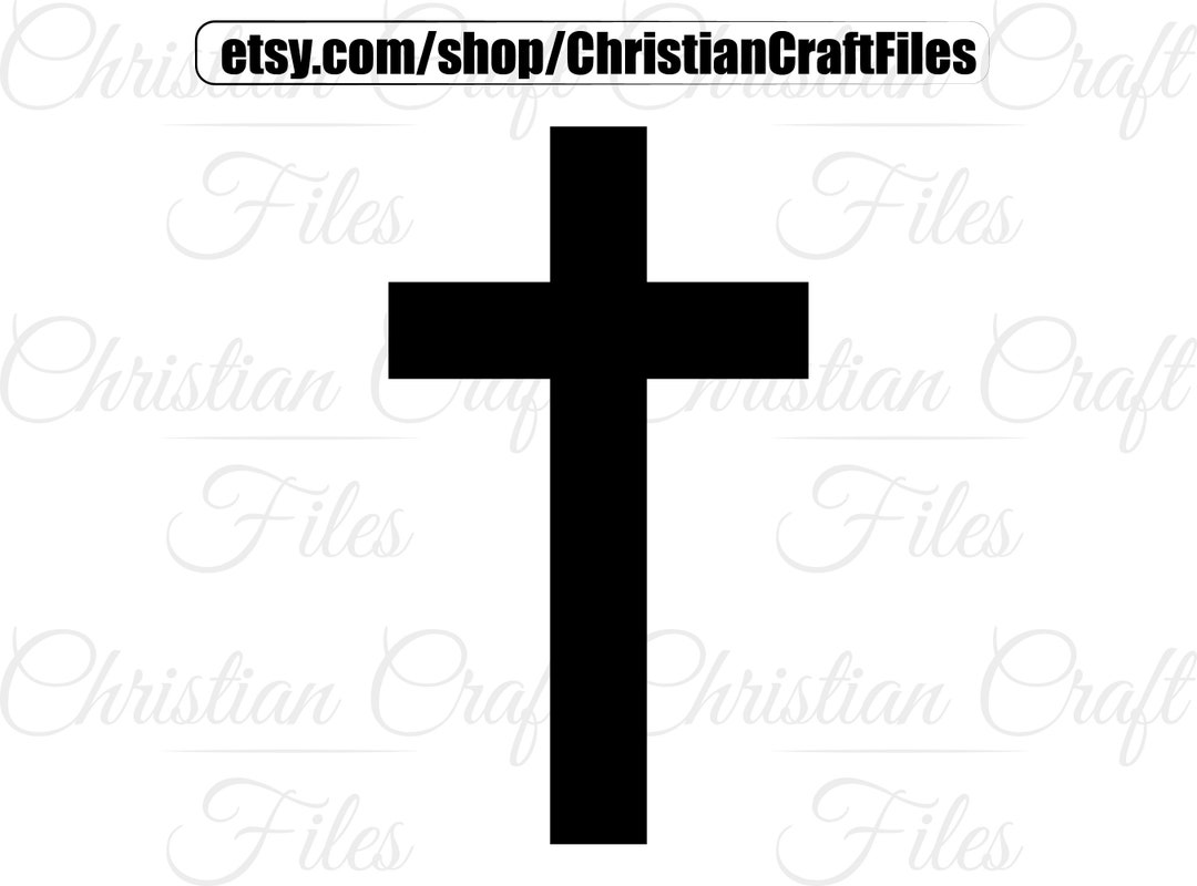 Christian Cross SVG File, Christian Cross Vector Files, Christian Cross ...