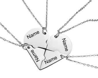 4 Person Necklace - Etsy