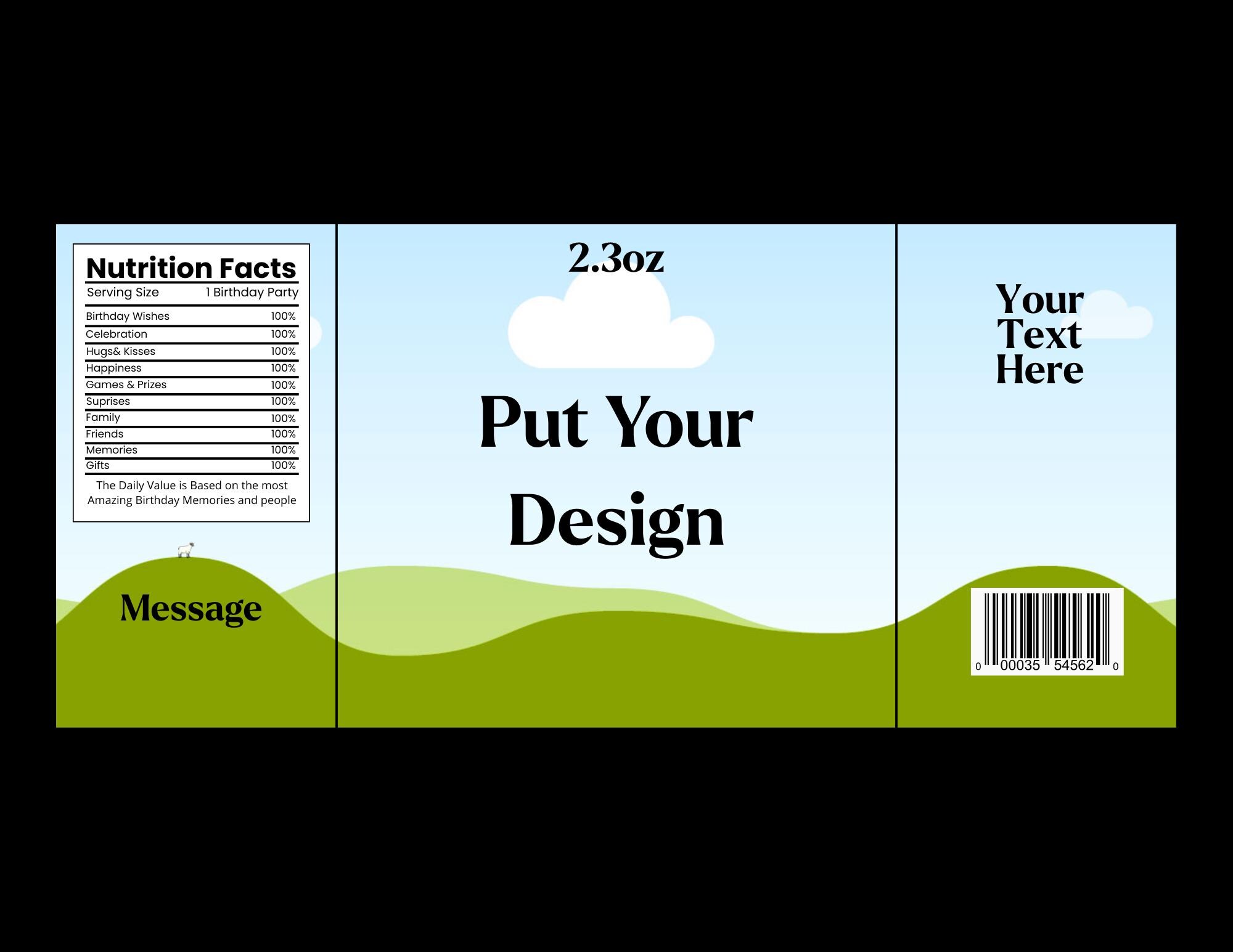 Pringle Label Template SVG, Chip Can Label PNG, Editable Birthday ...