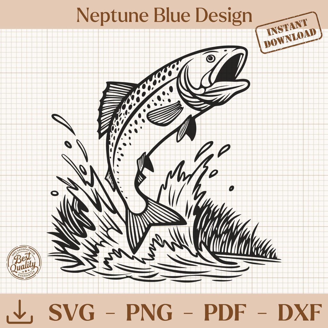 Redfish Svg, Red Drum Png, Fishing Clipart, Saltwater Fishing Svg ...