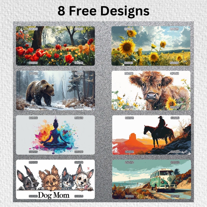 License Plate Gamer Sublimation Design Digital Download PNG Instant ...