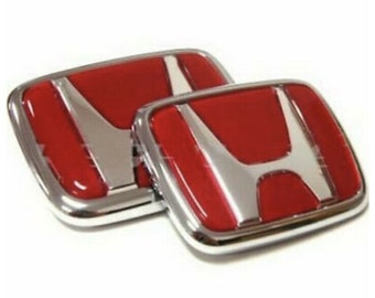 Honda Emblem Red - Etsy